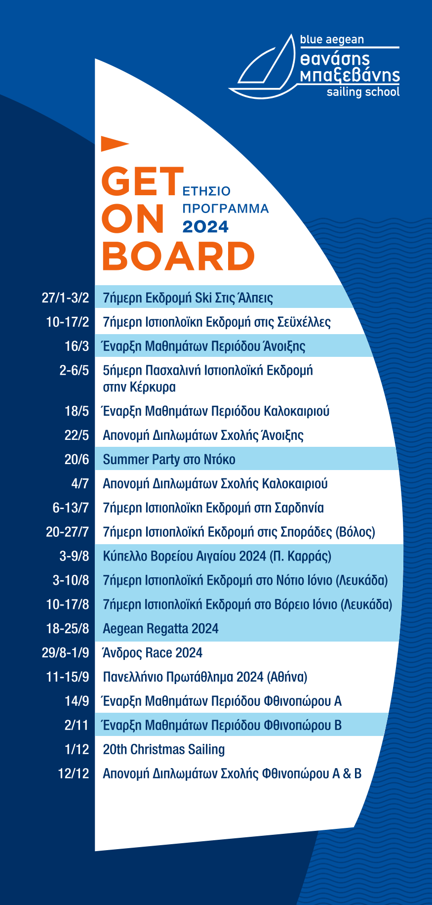 Ετήσιο πρόγραμμα – baxsailingschool